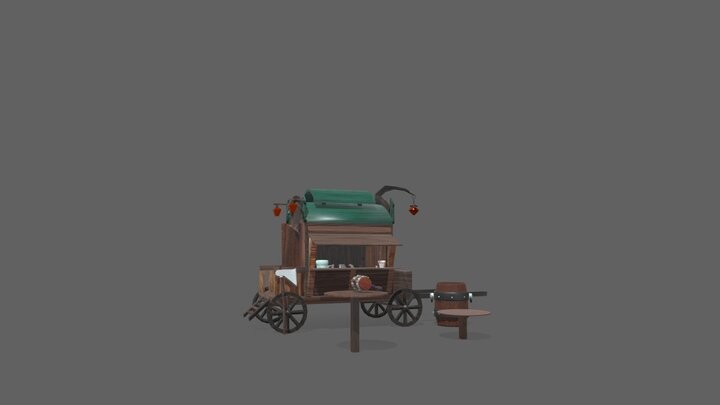 ArtStation - Merchant Cart
