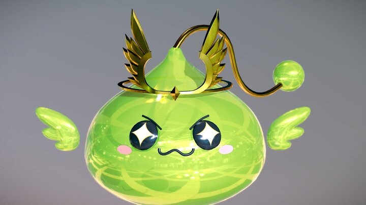 ArtStation - Guardian Angel Slime from MapleStory
