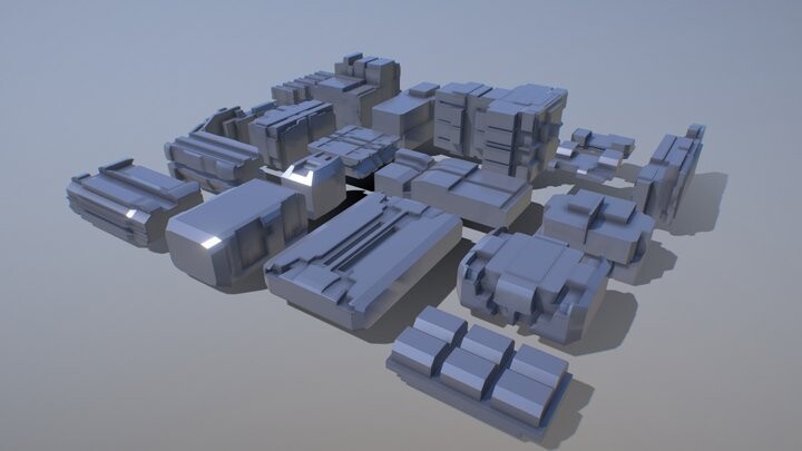 ArtStation - free kitbash 05