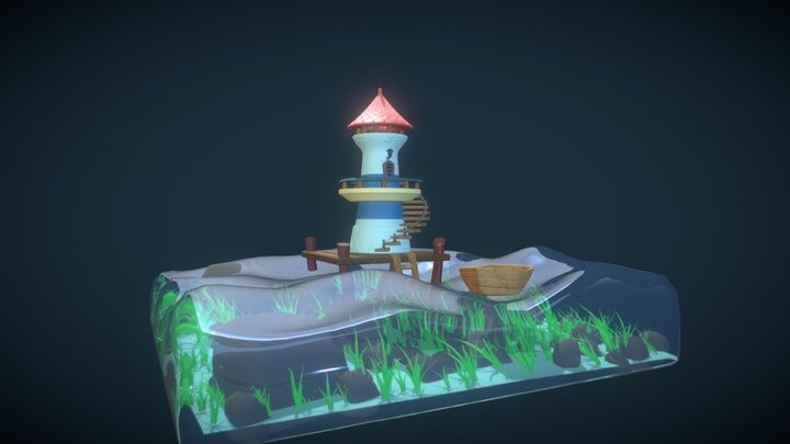 ArtStation - 3D Lighthouse