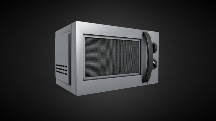 ArtStation - Retro Microwave