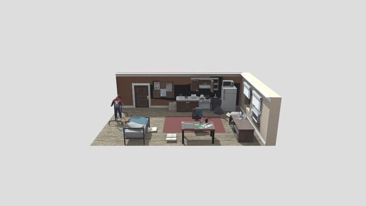 ArtStation - Peter Parker's apartment