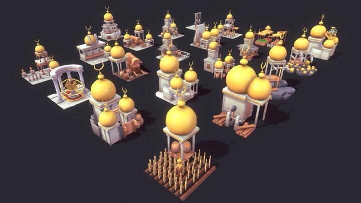 ArtStation - RTS Building Set 04