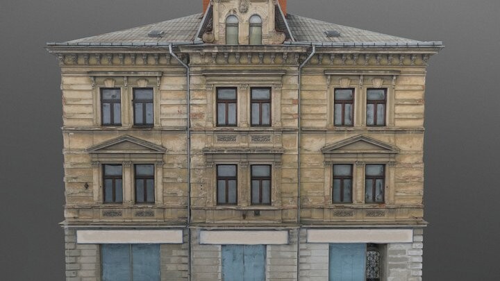 ArtStation - Decorated classic building ruin