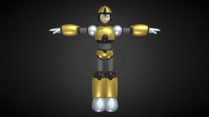 ArtStation - Mega Man X - Yellow Reploid OC