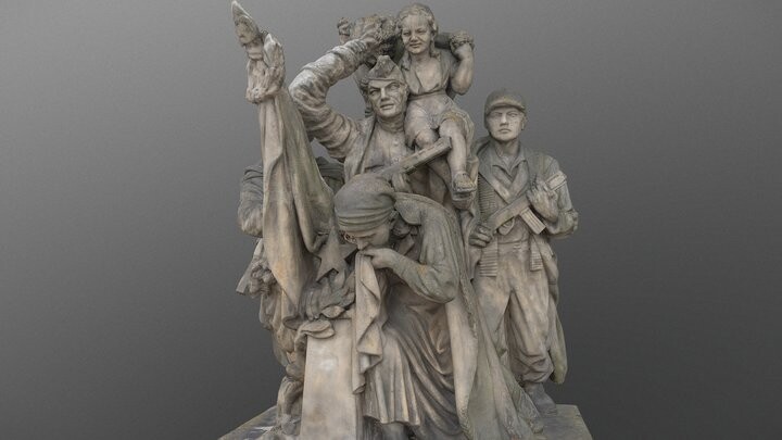 ArtStation - Red army sculptures