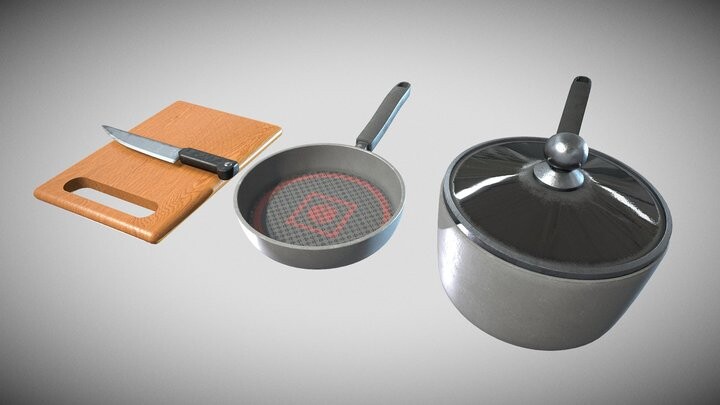 ArtStation - Kitchen Cooking Kit
