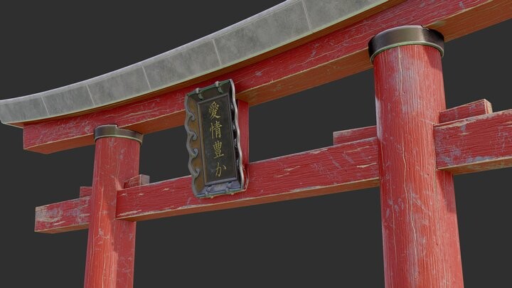 ArtStation - Japanese Torii Gate