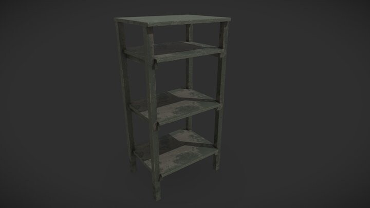 ArtStation - Old Shelf
