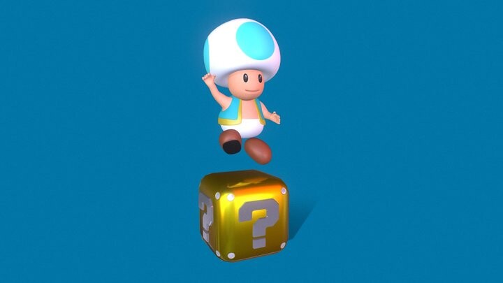 ArtStation - Toad Mario Game Character