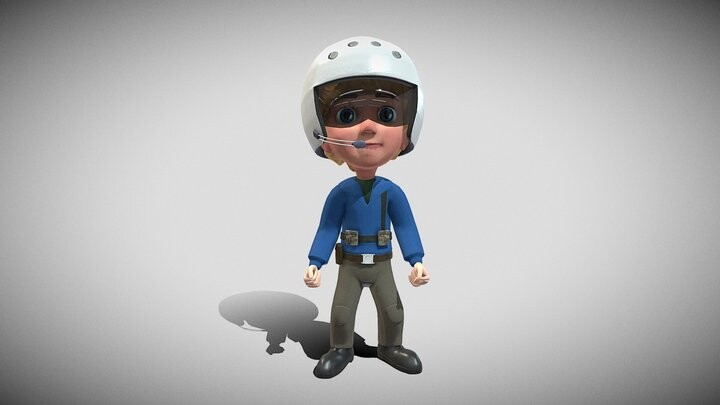ArtStation - Cartoon Pilot - Downloadable