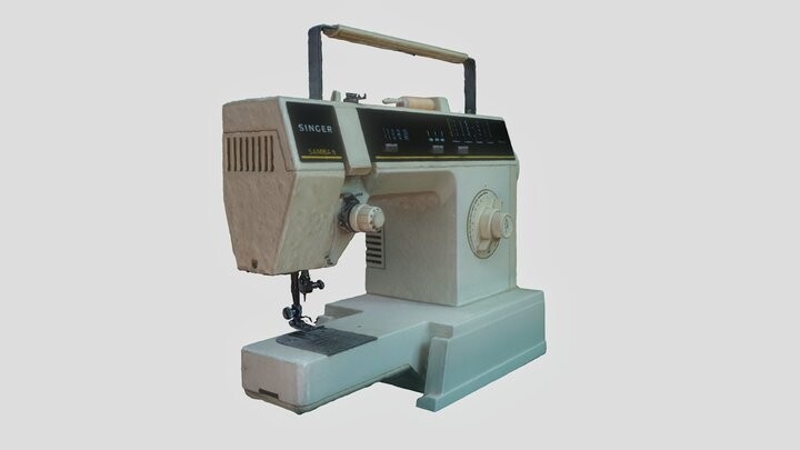 ArtStation - SINGER SAMBA 6 Sewing Machine scan