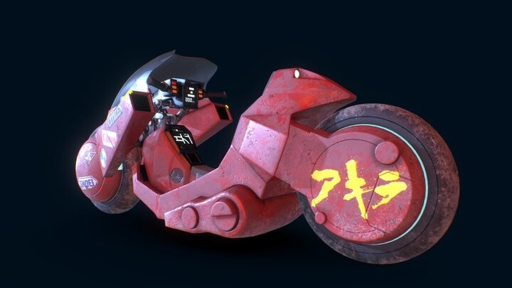 ArtStation - Akira's bike