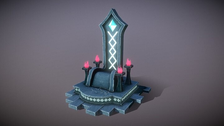 ArtStation - Stylized Throne
