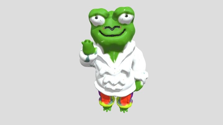 ArtStation - Frog OC Sculpt By Doms Animation Studios. Not AI
