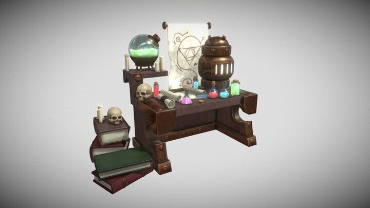 ArtStation - Alchemist Table