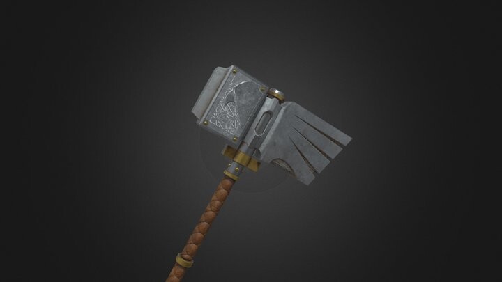ArtStation - Dwarf Hammer