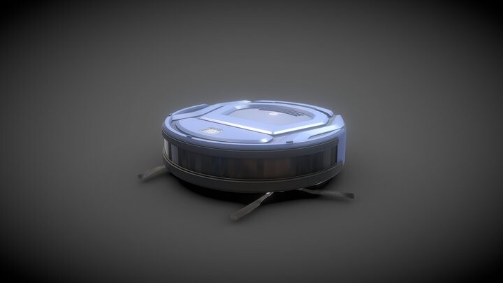 ArtStation - robotic vacuum cleaner
