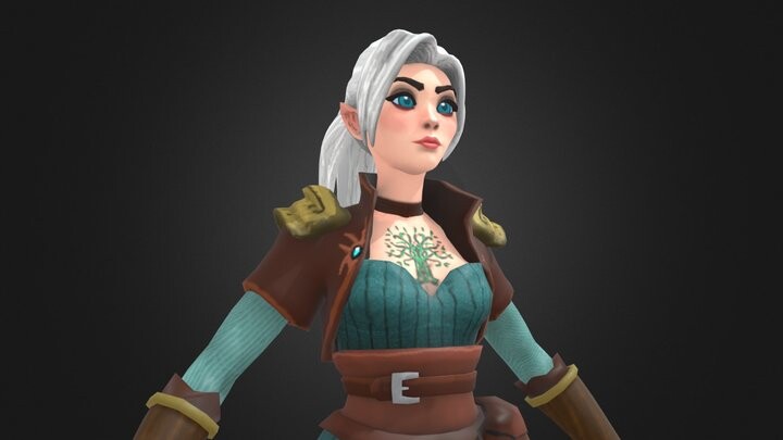 ArtStation - mmorpg Stylized elf character