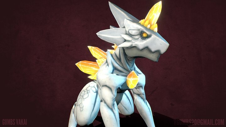 ArtStation - Crystal Dragon: Guardian of the Spiral Knights