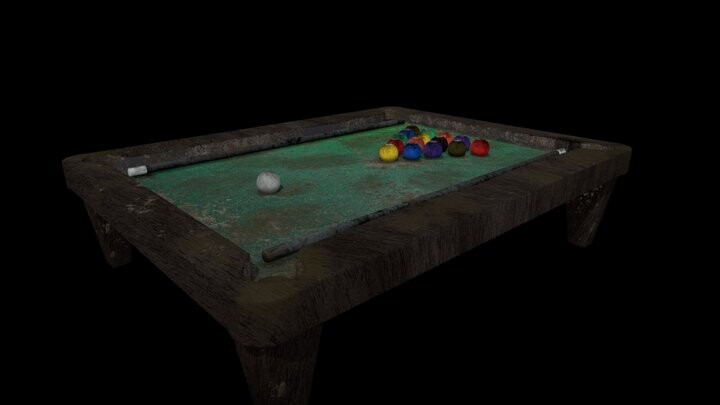 ArtStation - Pool table