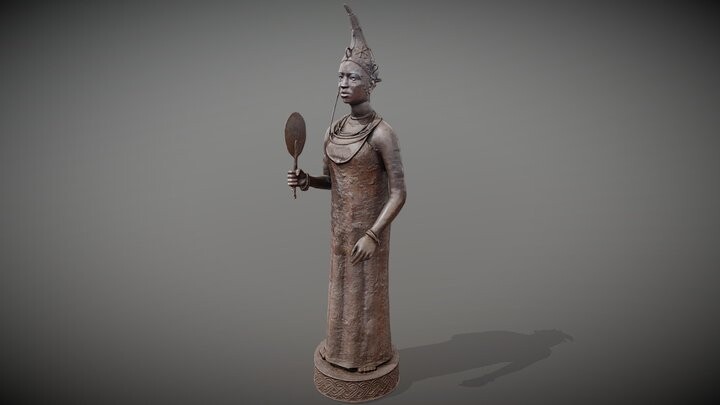 ArtStation - Iden; Bronze statue