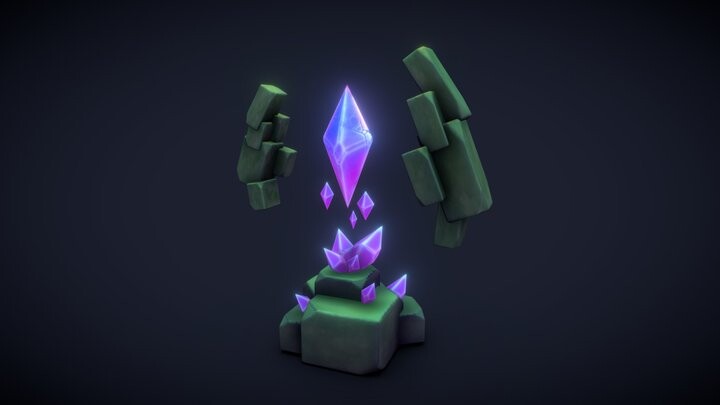 ArtStation - Stylized Crystal