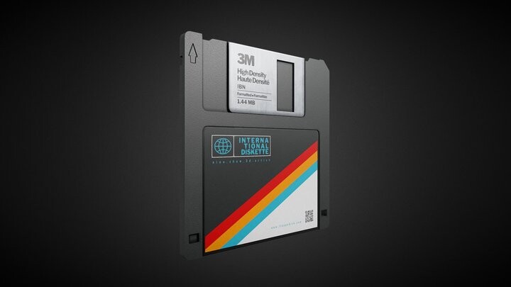 ArtStation - Floppy Disk