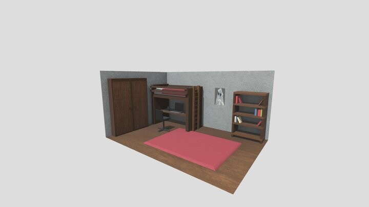 ArtStation - The student room