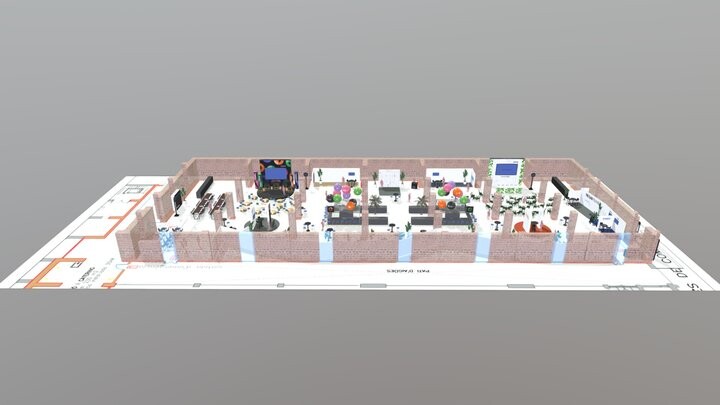 ArtStation - The Class Foundation Conference 3D Space Visualization