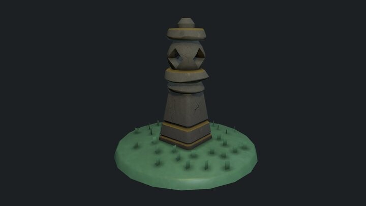 ArtStation - Stone Lantern