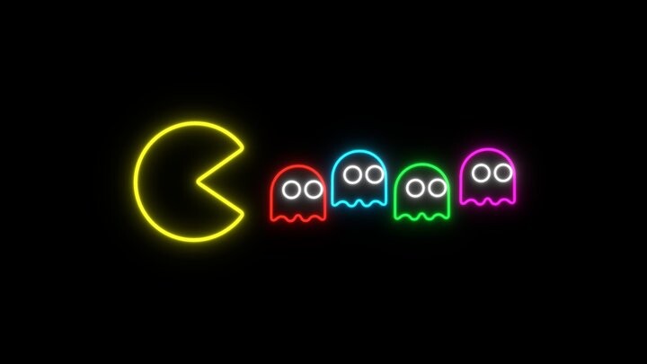 ArtStation - Neon Pac-Man