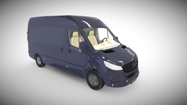 ArtStation - Mercedes Sprinter 2021