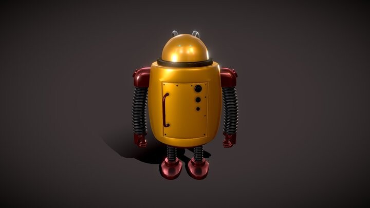 Suraj Mishra - Robot Cartoon