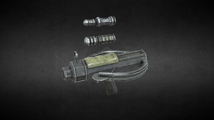 ArtStation - Yellow Jacket Weapon