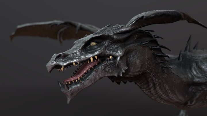 ArtStation - Realistic Dragon Textures