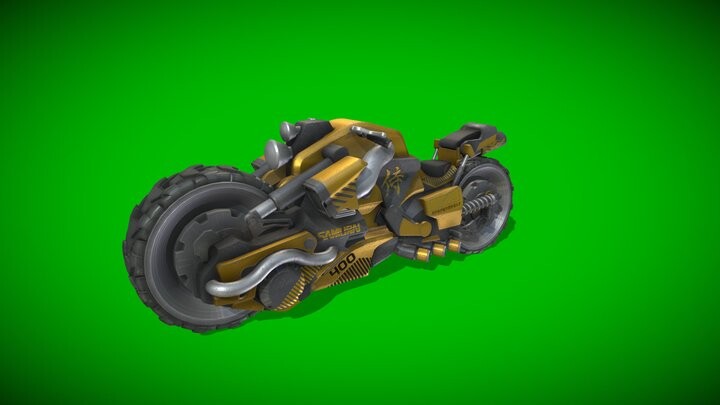 ArtStation - Sci-Fi MotorCycle
