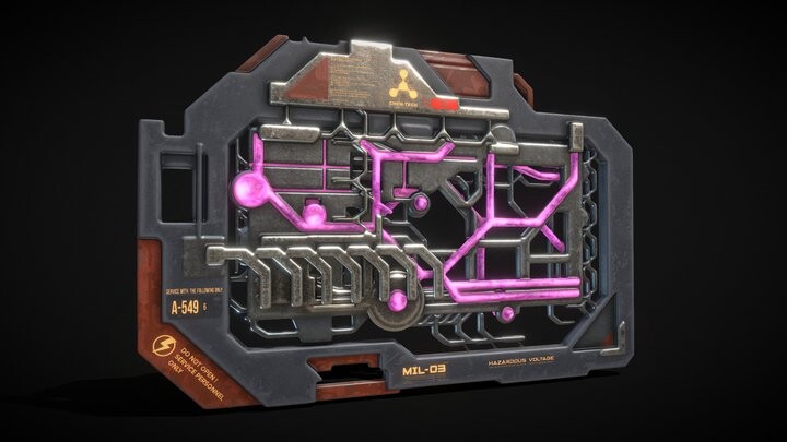 ArtStation - Sci-fi Computer Card