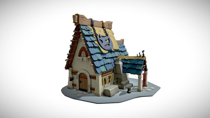ArtStation - 3D Shack Model