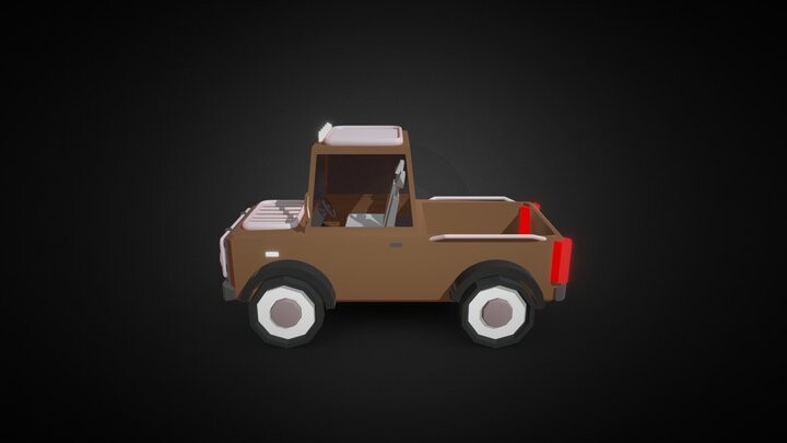 ArtStation - Low Poly Pickup