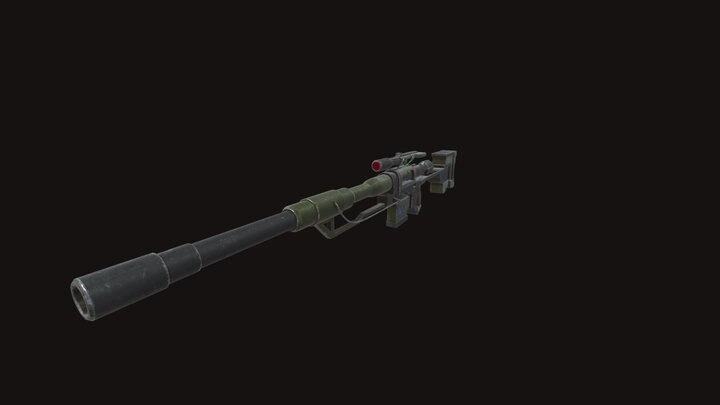 ArtStation - ZTSR-1 (ZINA TRAKTORENKO'S SNIPER RIFLE -1)