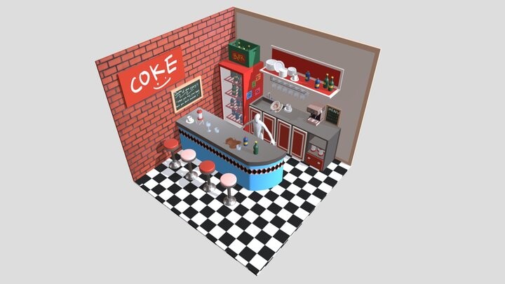ArtStation - ISOMETRIC ROOM DESIGN