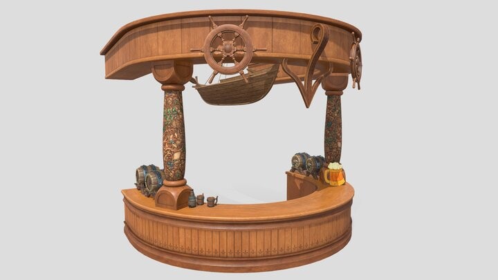 ArtStation - medieval bar