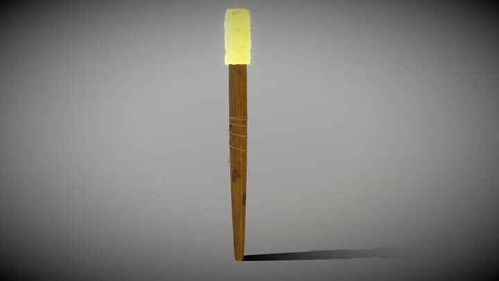 ArtStation - Medieval torch