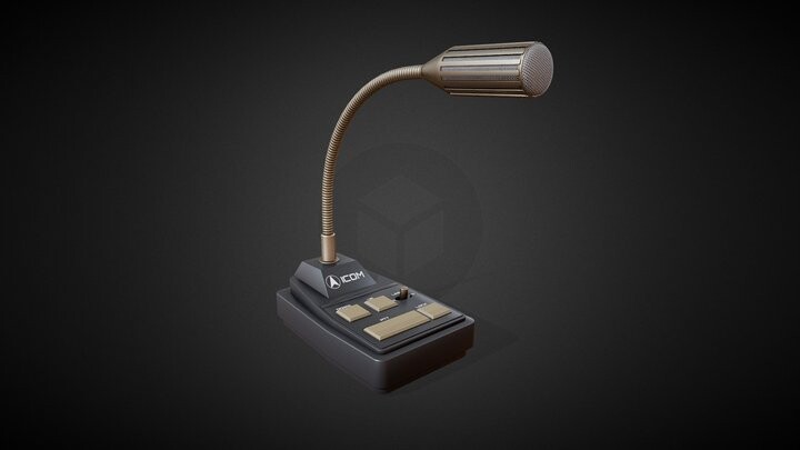 ArtStation - Microphone ICOM SM8