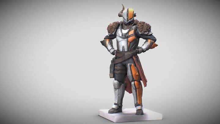 ArtStation - Shaxx Destiny Figurine Photogrammetry