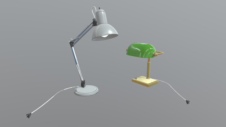 ArtStation - Desk Lamps