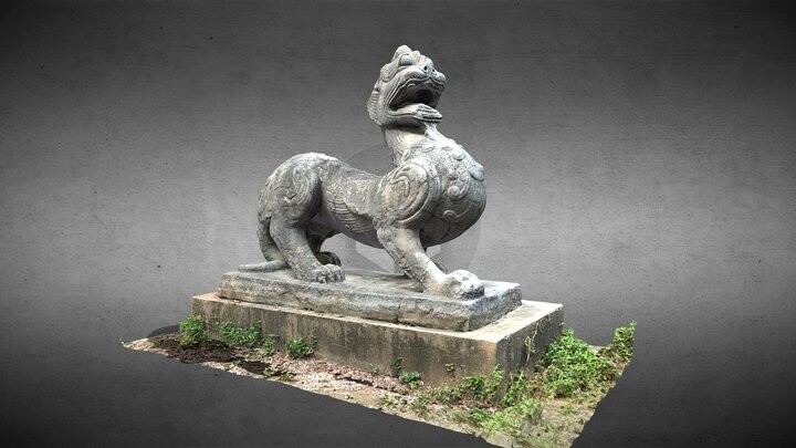 ArtStation - Qilin in Xiuan Mausoleum of Emperor Jing of Qi