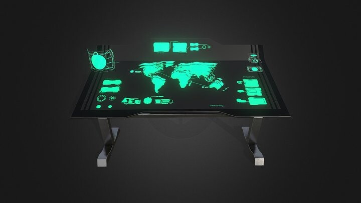 ArtStation - Sci fi Table