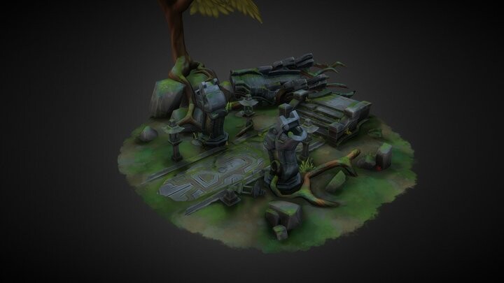 ArtStation - Stylized Ancient Ruins